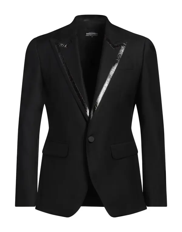 Dsquared2 Blazer Size Virgin Wool, Silk, Polyester, Polyamide