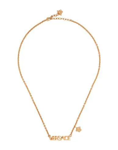 Versace Logo Necklace - Gold