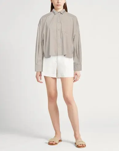 Brunello Cucinelli Shirt In Cotton, Polyamide, Elastane, And Silk