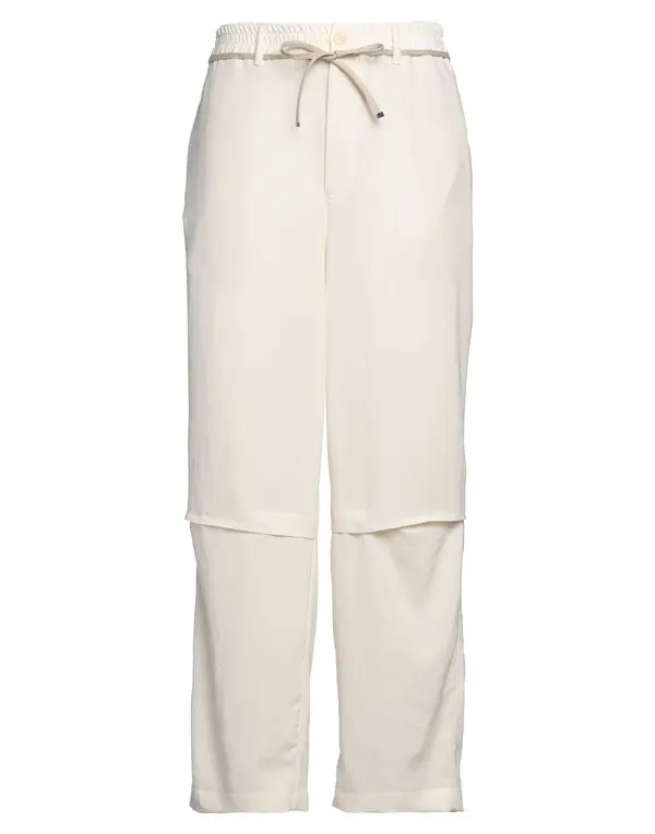 Emporio Armani Casual Polyester Tapered Pants