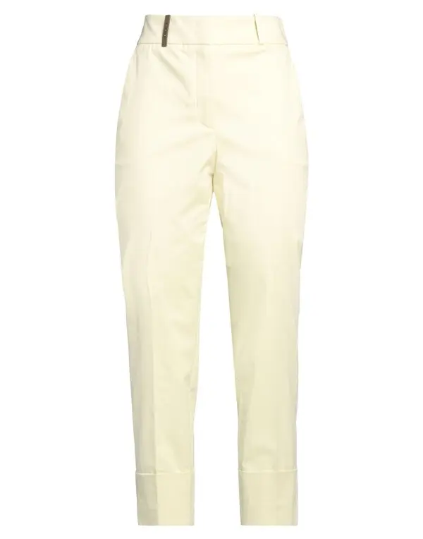 Peserico Tapered Embellished Pants - Yellow