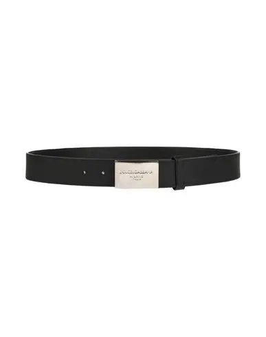 Dolce & Gabbana Calfskin Belt - Black