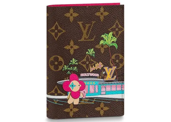 LOUIS VUITTON Passport Cover Monogram Vivienne - Fuchsia Pink