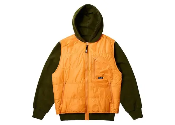 PALACE Reversible Vest Hood - The Deep Green