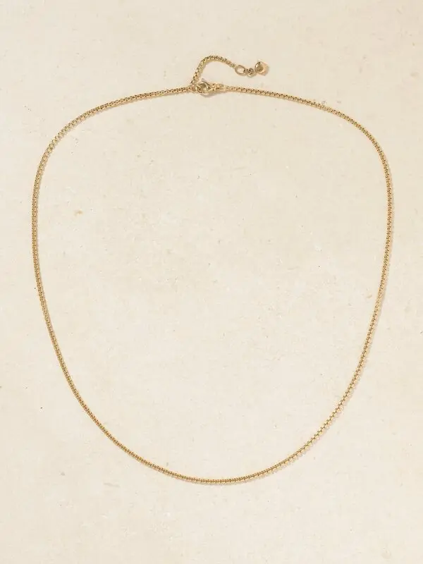 David Yurman Hollow Box Chain 18-karat Necklace - Gold