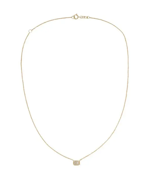STONE AND STRAND 14-karat Laboratory-grown Diamond Necklace