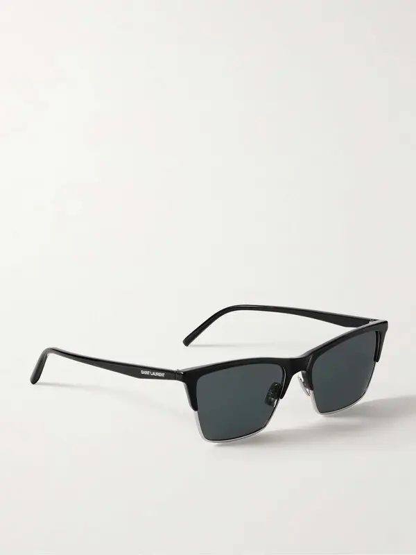 Saint Laurent D-frame Sunglasses - Black