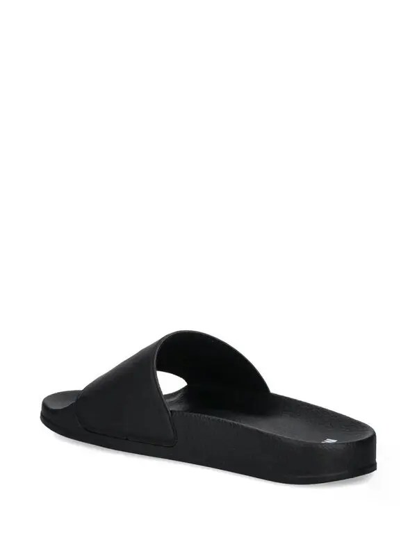 MSGM Logo-embossed Slides - Black