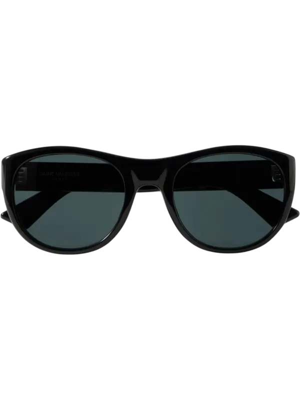 Saint Laurent Round-frame Sunglasses - Black