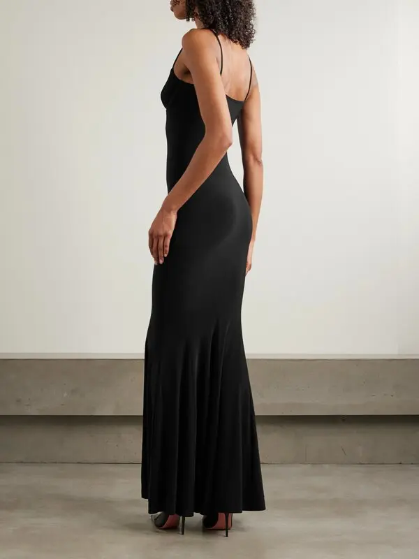 Norma Kamali Stretch-jersey Maxi Dress