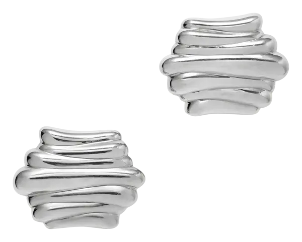 Khaite Crema -plated Clip-on Earrings