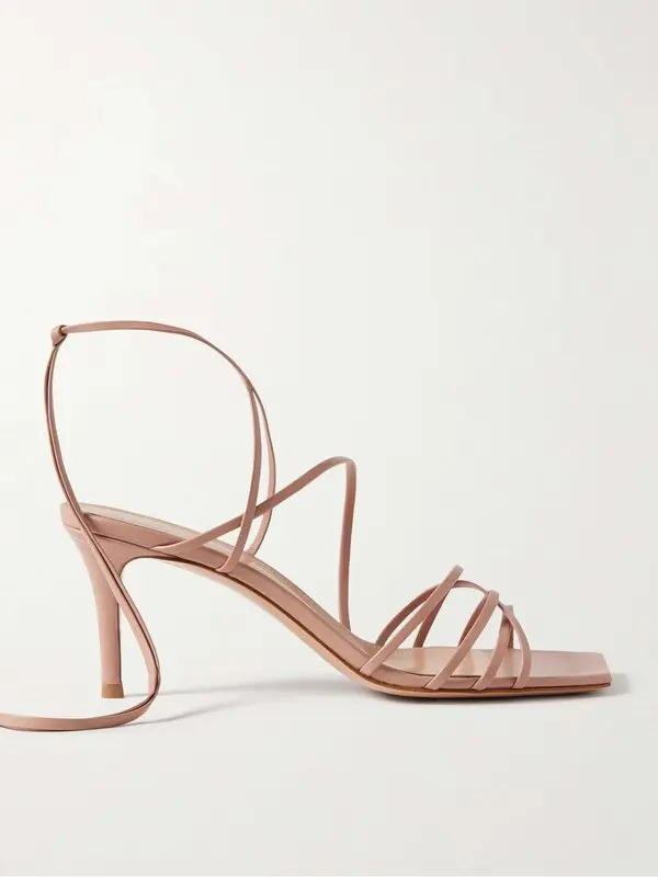 GIANVITO ROSSI 85 Leather Sandals