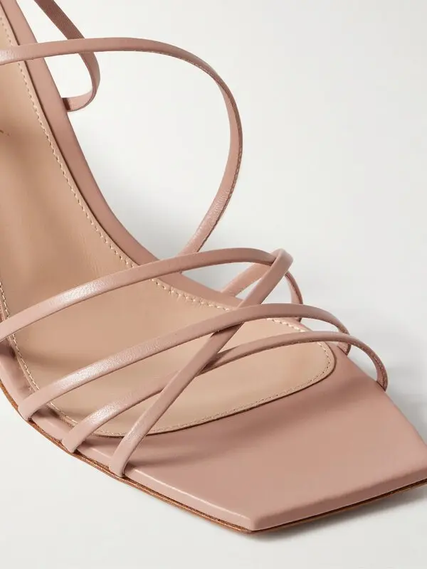 GIANVITO ROSSI 85 Leather Sandals