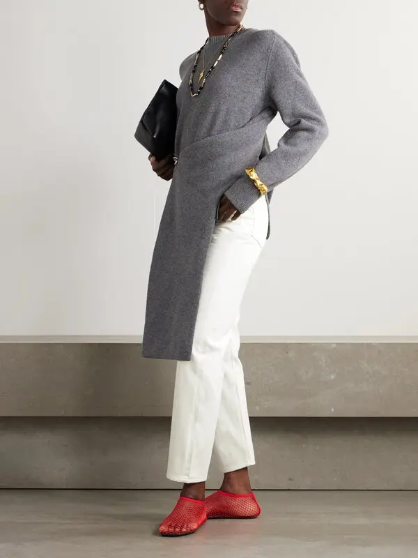 JIL SANDER Cropped High-rise Jeans