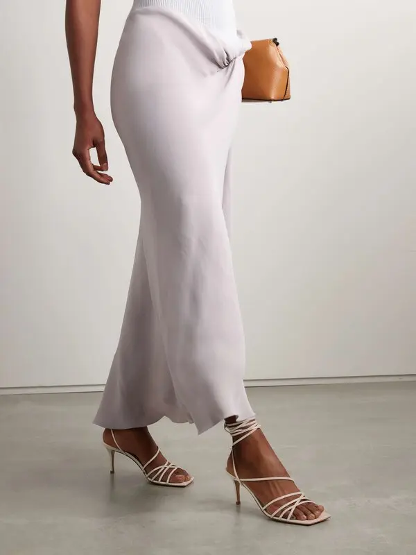 GIANVITO ROSSI 85 Leather Sandals