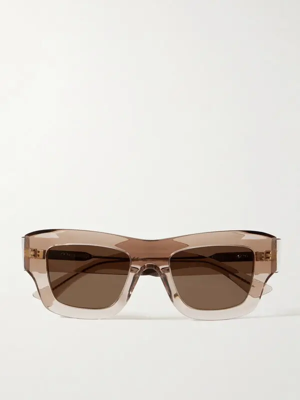 Bottega Veneta Square-frame Sunglasses - Neutrals