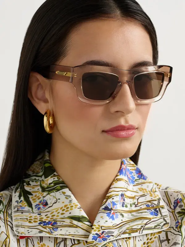 Bottega Veneta Square-frame Sunglasses