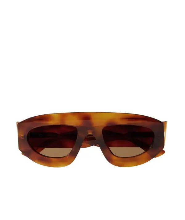 Bottega Veneta Aviator-style Sunglasses - Tortoiseshell