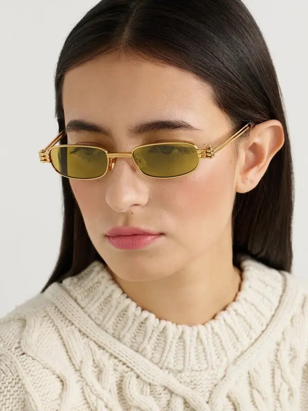 Bottega Veneta Rectangle-frame Sunglasses