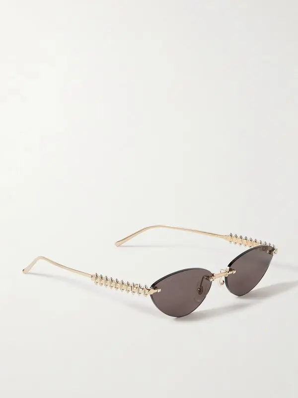Cartier Clash De Rimless Cat-eye Sunglasses