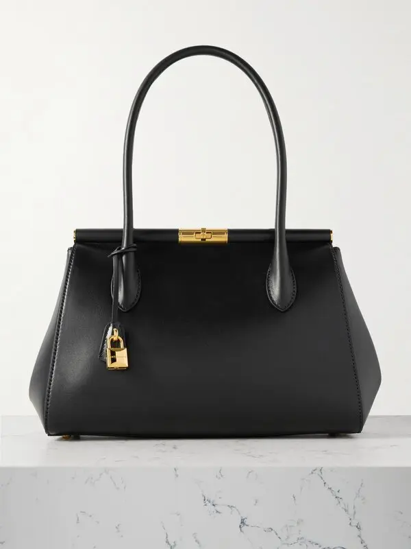 Dolce & Gabbana Marlene Leather Tote - Black