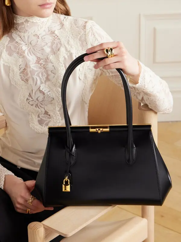 Dolce & Gabbana Marlene Leather Tote - Black