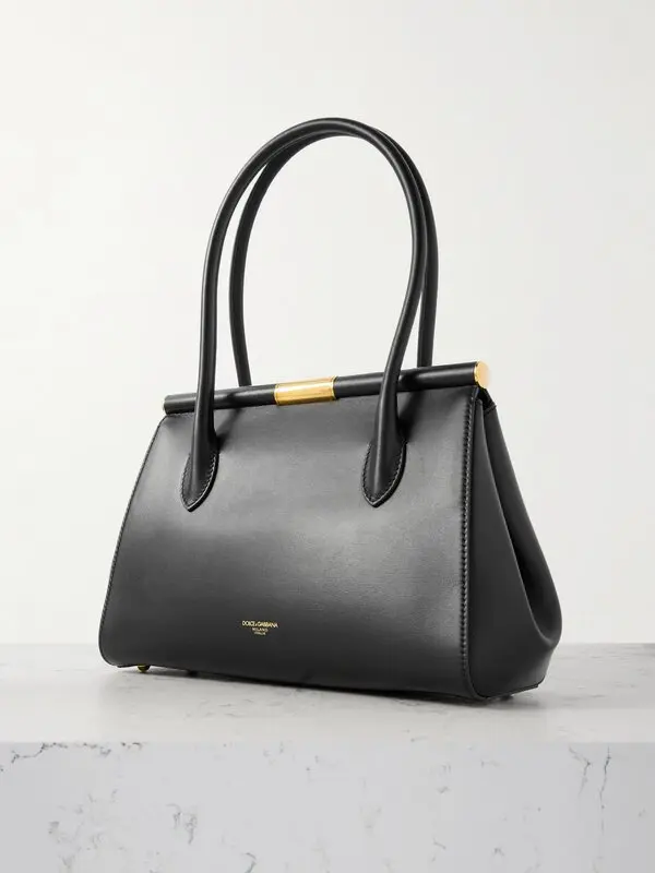 Dolce & Gabbana Marlene Leather Tote - Black