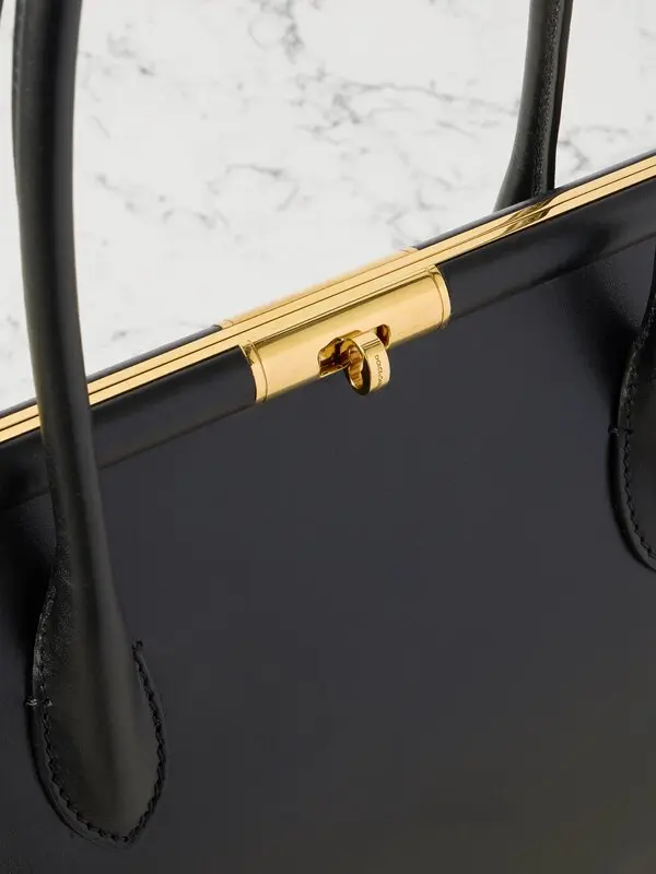 Dolce & Gabbana Marlene Leather Tote - Black