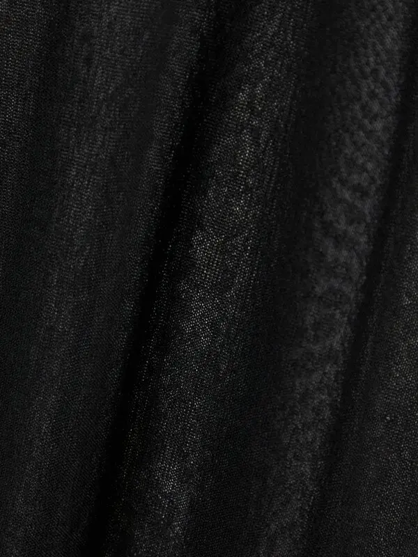 Alaïa Hooded Jersey Bodysuit - Black