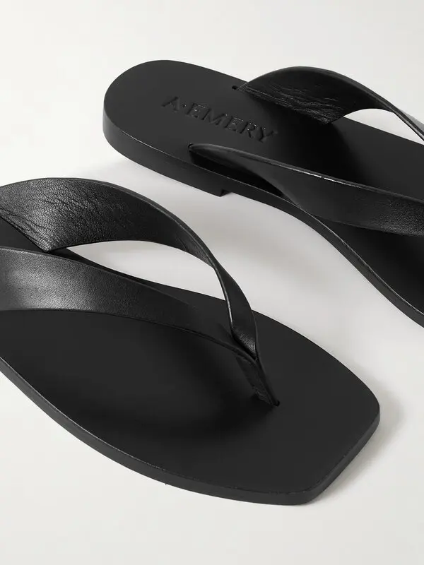 A.emery Kinto Flip Flops - Black