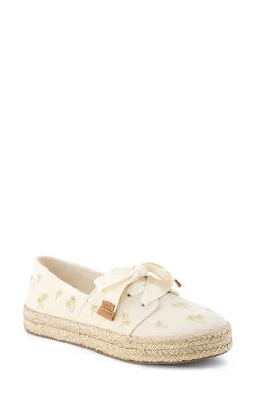Toms Carolina Lace-up Espadrille Sneaker - Natural