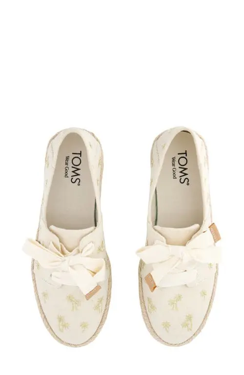 Toms Carolina Lace-up Espadrille Sneaker - Natural