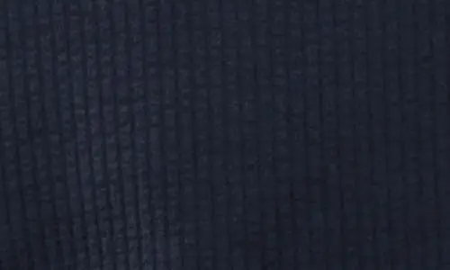 Robert Barakett Manny Short Sleeve Knit Button-up Shirt - Navy