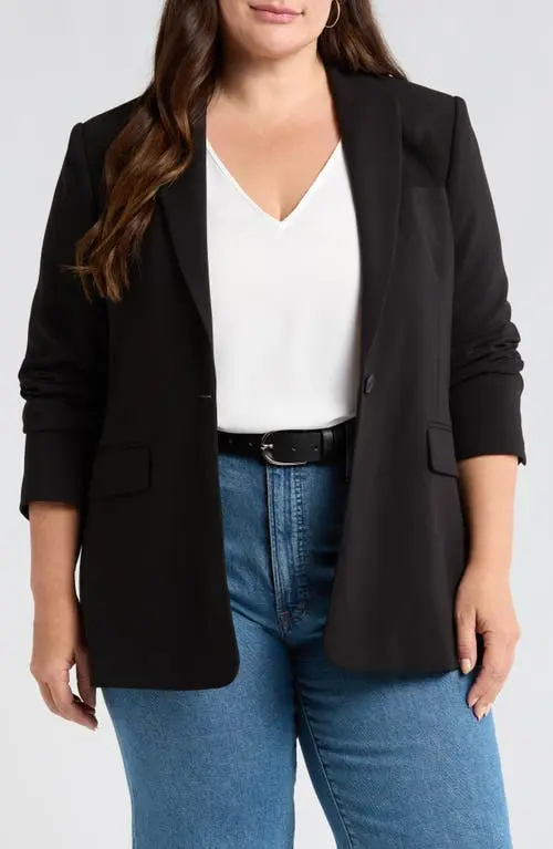 Nordstrom Ingrid Classic Fit Blazer - Black