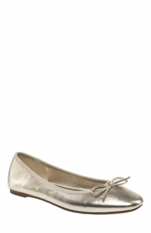 GRACE FOOTWEAR Lily Ballerina Flats - Light Gold