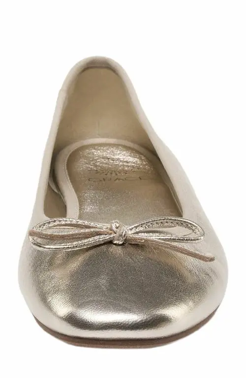 GRACE FOOTWEAR Lily Ballerina Flats - Light Gold