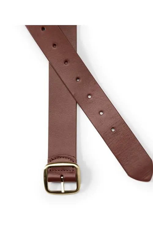 LANDS' END Reversible Leather Belt