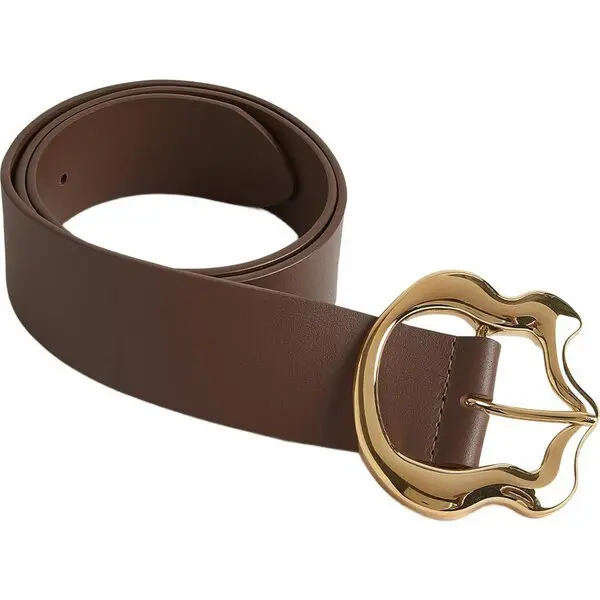Cynthia Rowley Signature Buckle Belt - Brown
