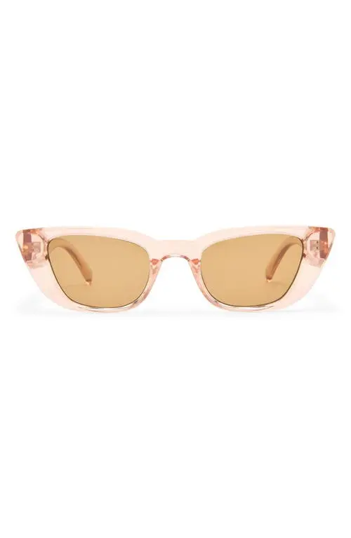 Le Specs Dream Lover Cat Eye Sunglasses - Blush/latte Tint