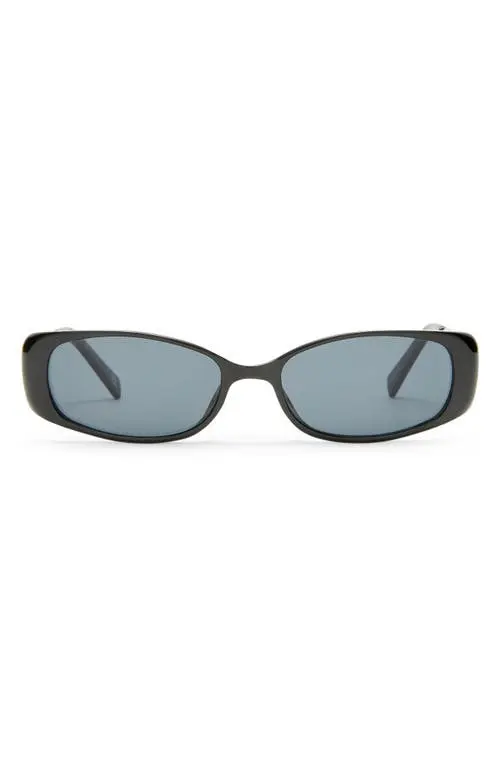 Le Specs Lil' Starlight 54mm Rectangle Sunglasses - Black/smoke Mono