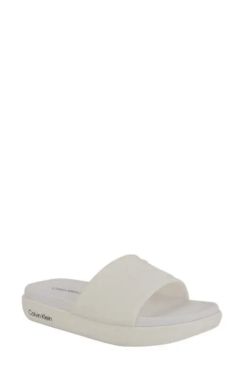 Calvin Klein Peari Slide Sandal - White