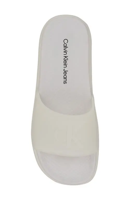 Calvin Klein Peari Slide Sandal - White