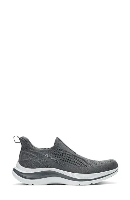 Easy Spirit Slip-on Knit Sneakers - Dark Grey