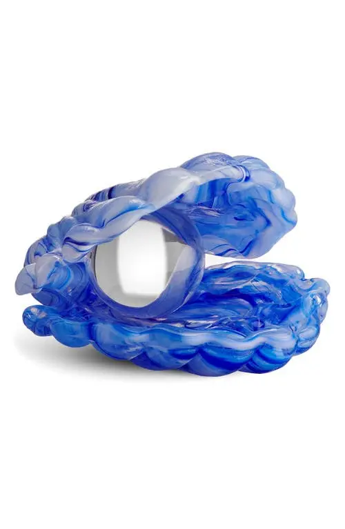 KOSTA BODA Glass Shell Decor - Blue