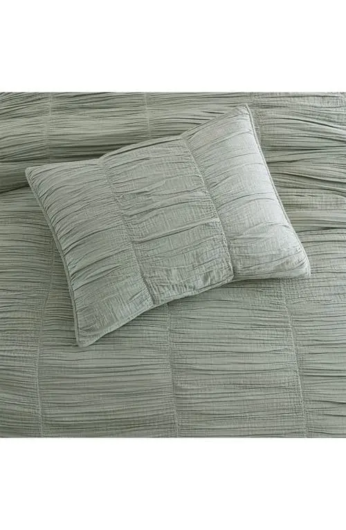 DKNY PURE Ruched Gauze Duvet Cover & Shams Set
