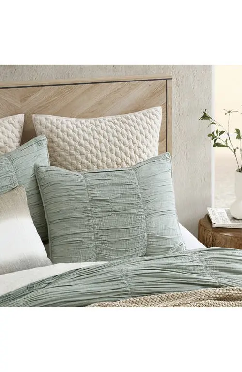 DKNY PURE Ruched Gauze Duvet Cover & Shams Set