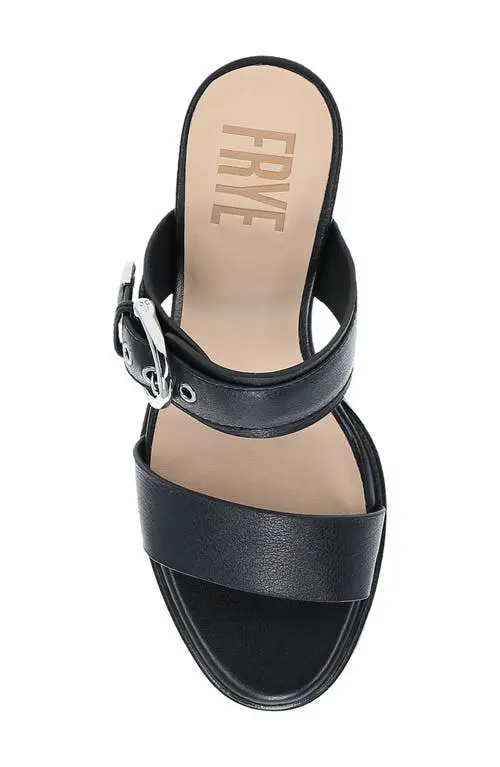 Frye Stella Buckle Sandal - Black