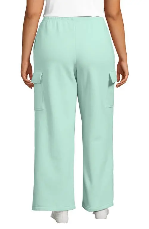 LANDS' END High Rise Wide Leg Cargo Pants