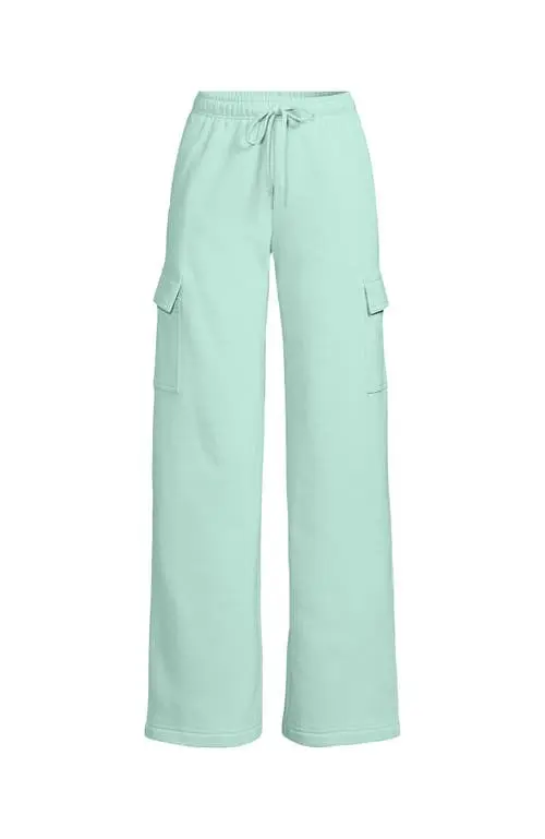 LANDS' END High Rise Wide Leg Cargo Pants
