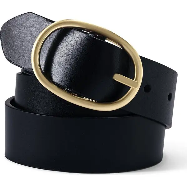 LANDS' END Reversible Leather Belt